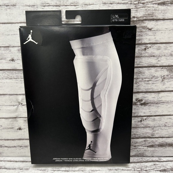 Nike | Underwear & Socks | Nike Jordan Padded Shin Sleeves Adult Lxl ...
